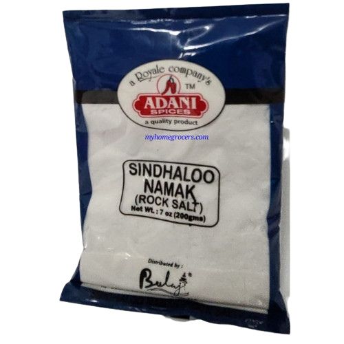 SINDHALOO SALT ( ROCK SALT ) POWDER ADANI - 200 GMS / 7 OZ