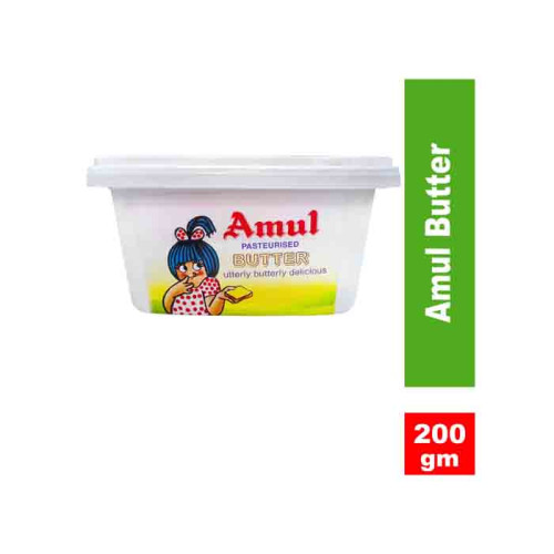 BUTTER INDIAN [ SALTED ] AMUL - 200 GMS