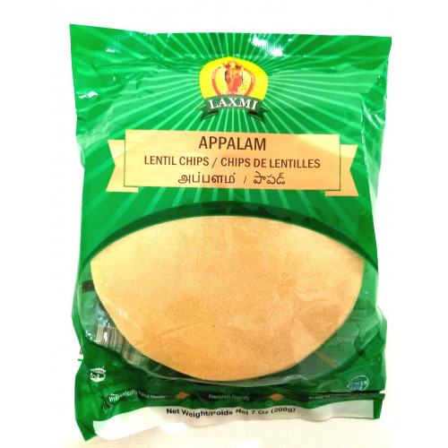 APPALAMS / APPALAM (GREEN) LAXMI - 200 GMS / 7 OZ
