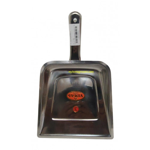 STAINLESS STEEL DUST PAN / SUPDI NO 3 - VIMAL - 1 PC