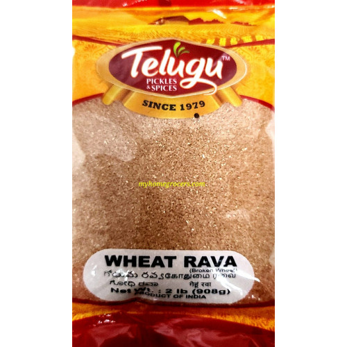 WHEAT RAVA TELUGU FOODS - 2 LB / 907 GMS