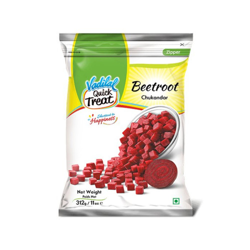 FROZEN BEETROOT VADILAL - 312 GMS / 11 OZ